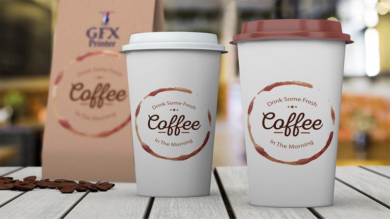 Custom Coffee Cup Printing in Dubai, UAE (New) | GFX Printer